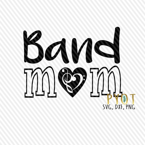 Band Mom Glitter PNG Band Mom Sublimation Design Download - Etsy