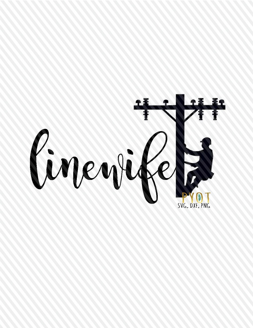 Linewife SVG, DXF, PNG - Etsy