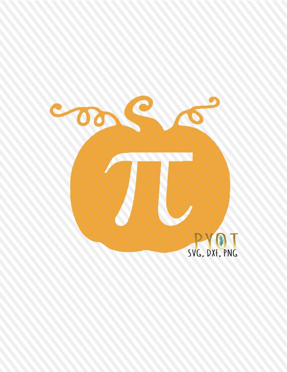 Pumpkin Pi SVG DXF PNG | Etsy
