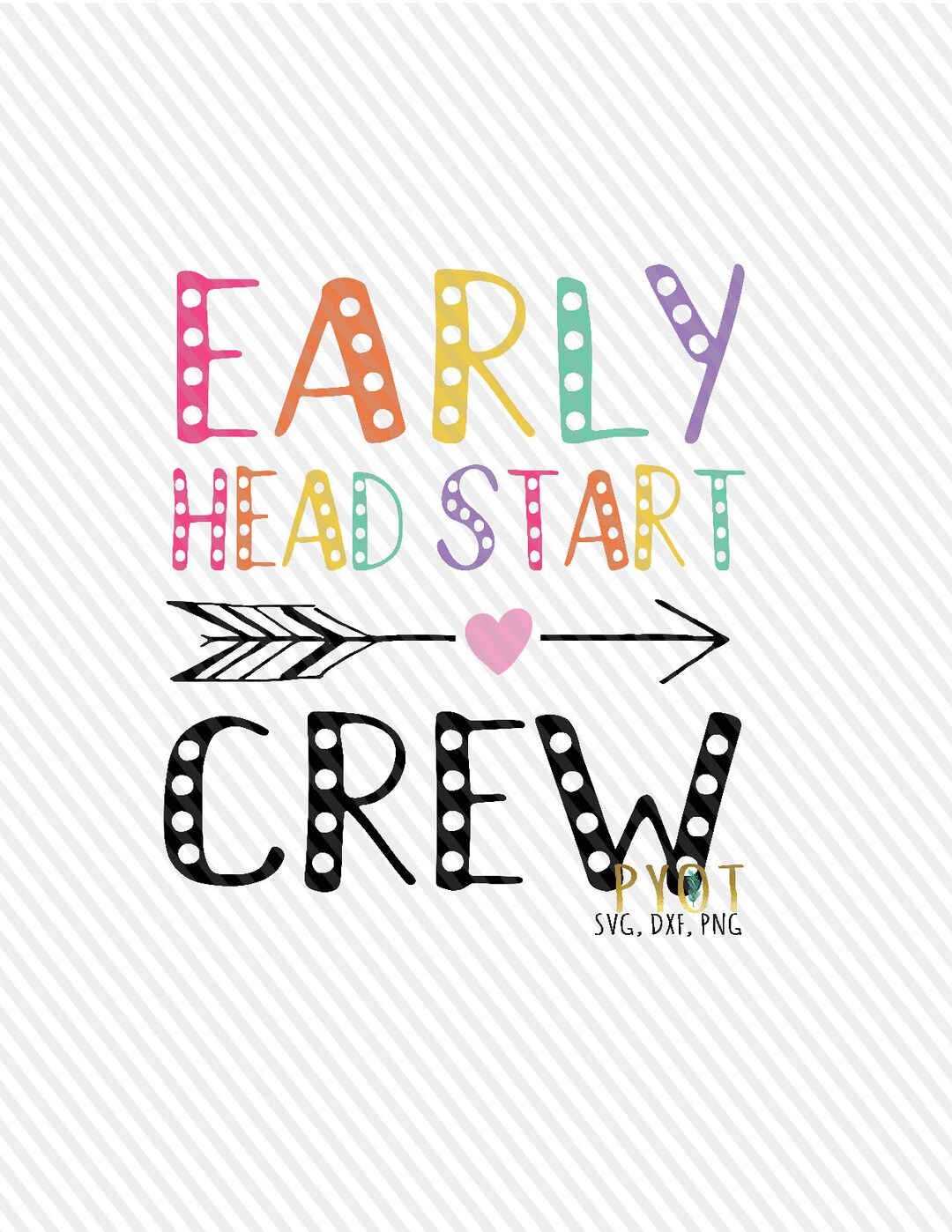 Early Head Start Crew SVG, DXF, PNG - Etsy