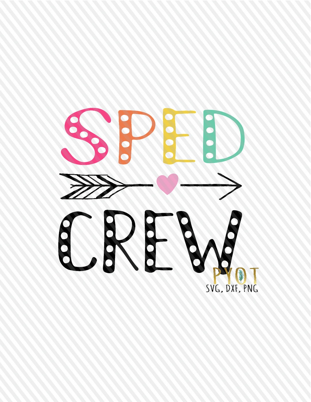 SPED Crew Svg, Dxf, Png - Etsy