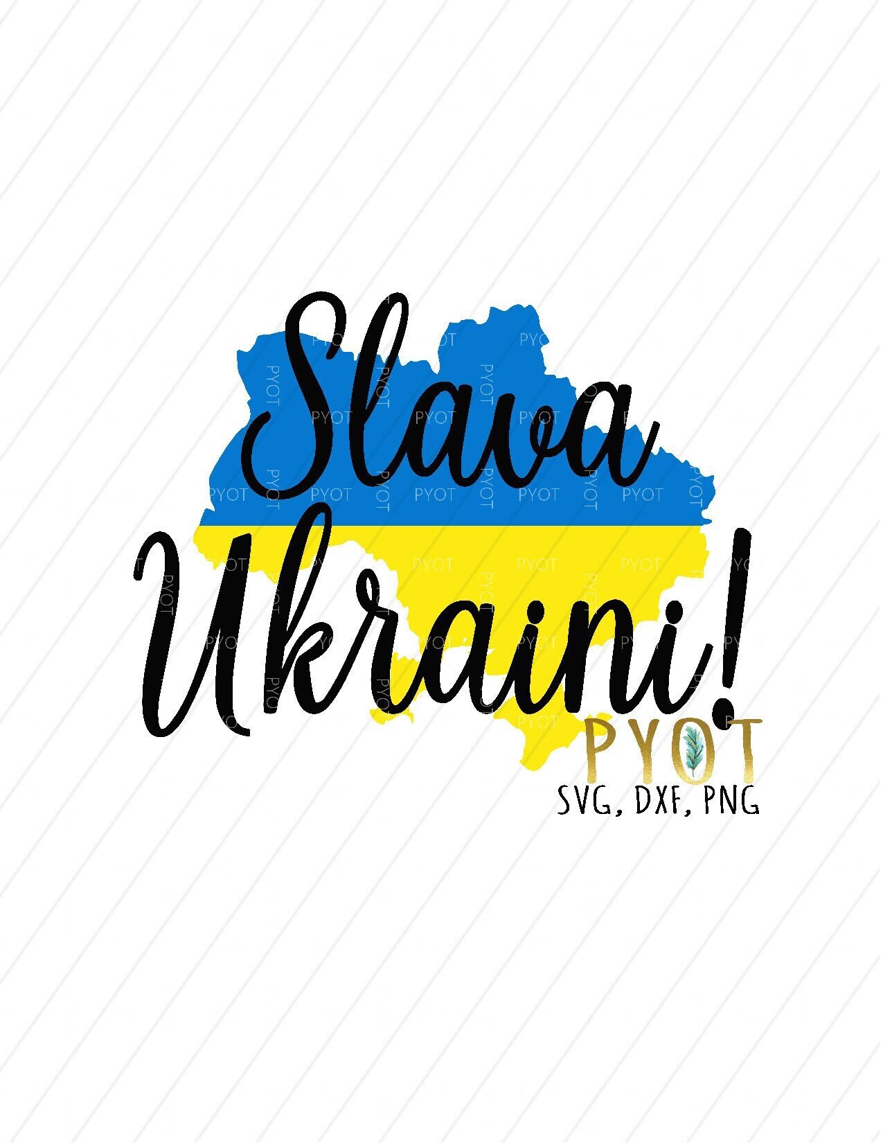 Slava Ukraini SVG DXF PNG - Etsy Canada
