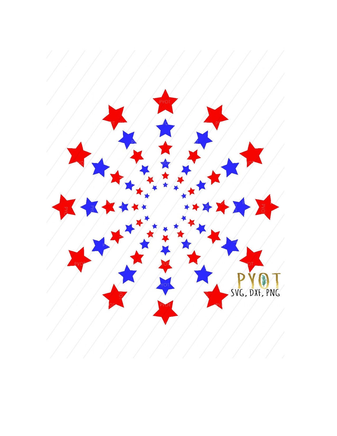 Stars Shape SVG, DXF, PNG - Etsy