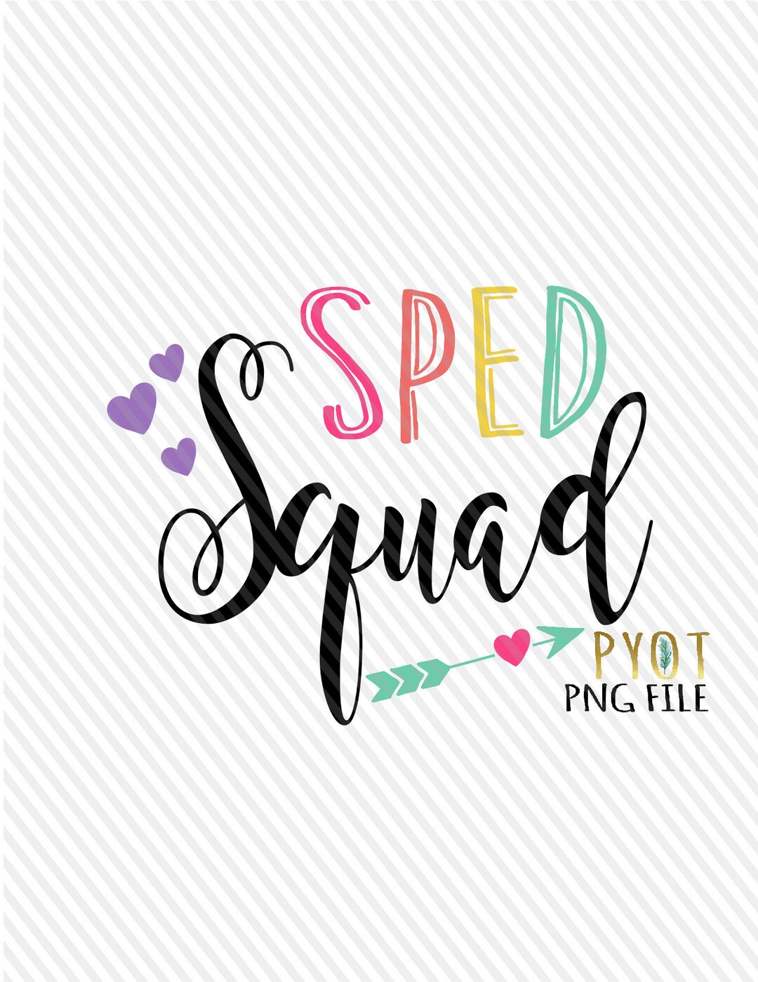Sped Squad PNG Design, High Resolution - Etsy