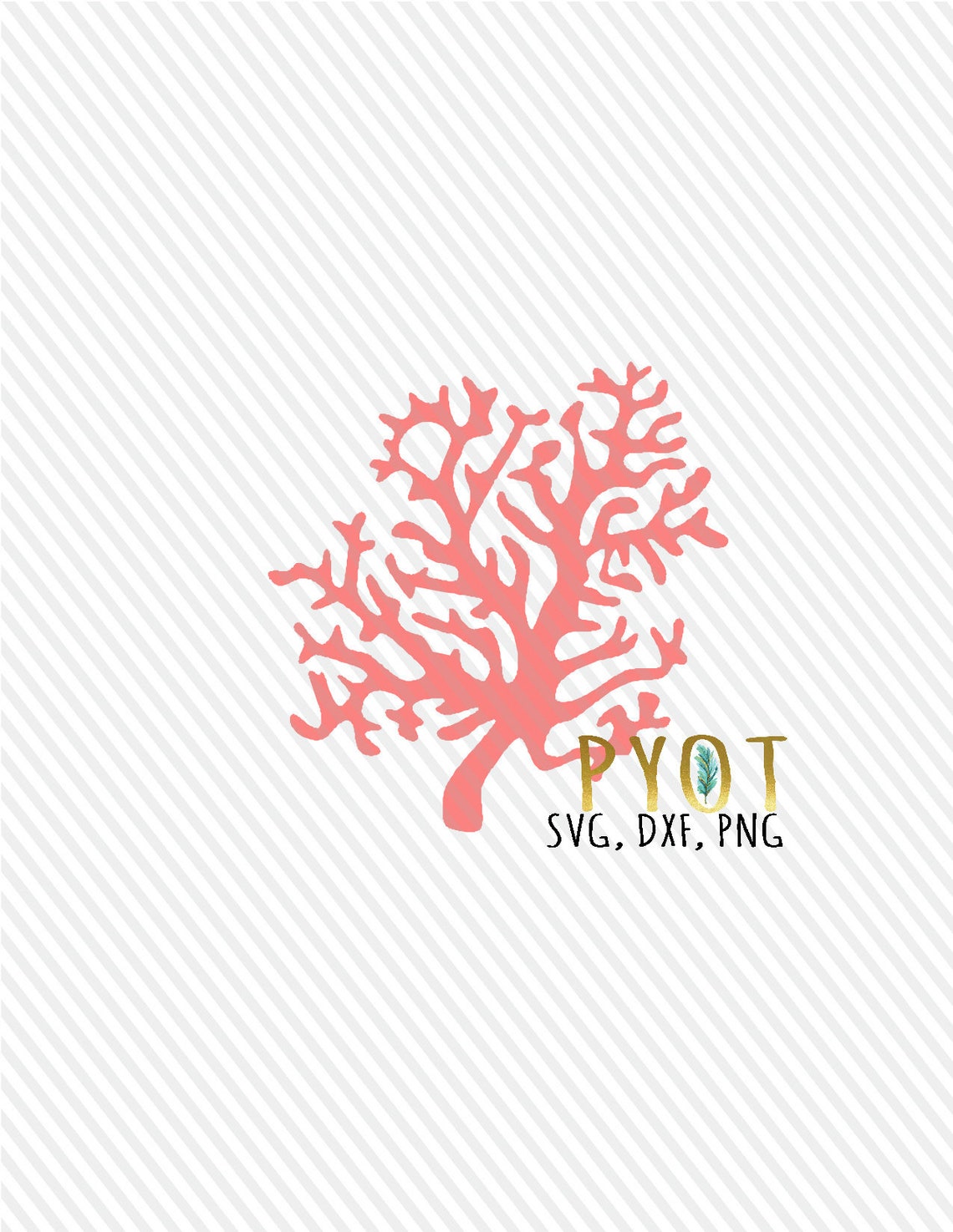 Coral SVG DXF PNG - Etsy