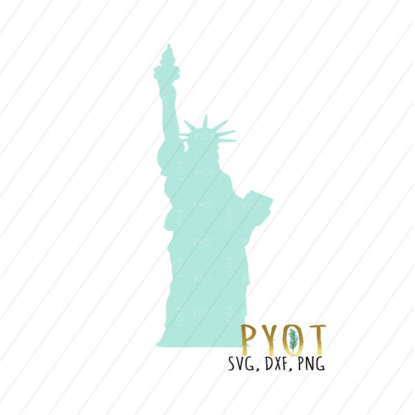 Statue of Liberty Svg - Etsy
