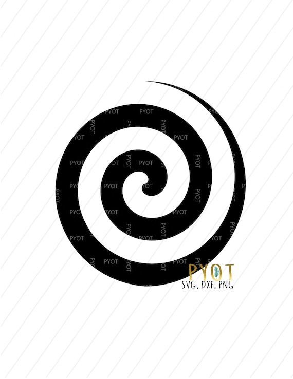 Spiral SVG DXF PNG | Etsy
