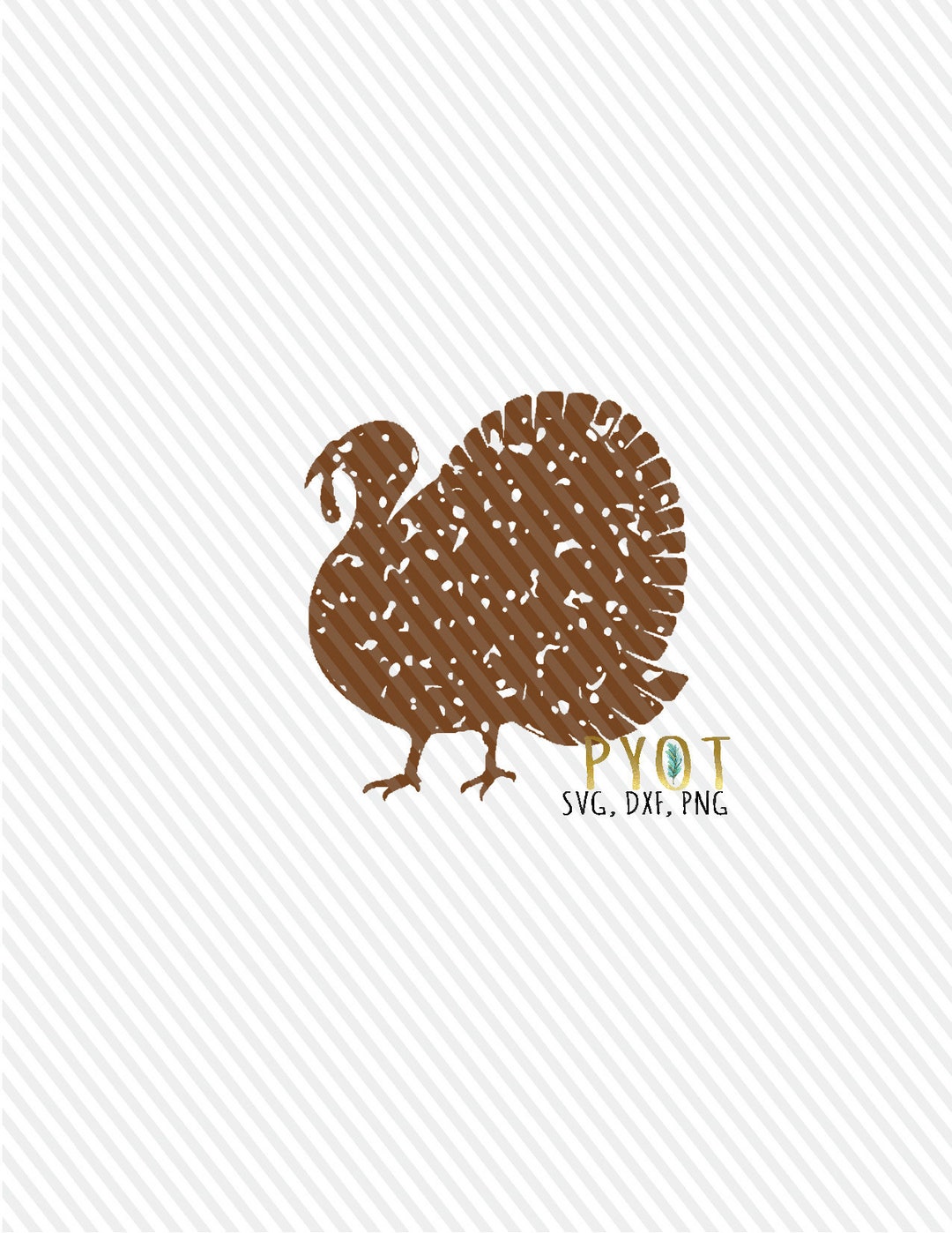Turkey Distressed SVG, DXF, PNG - Etsy