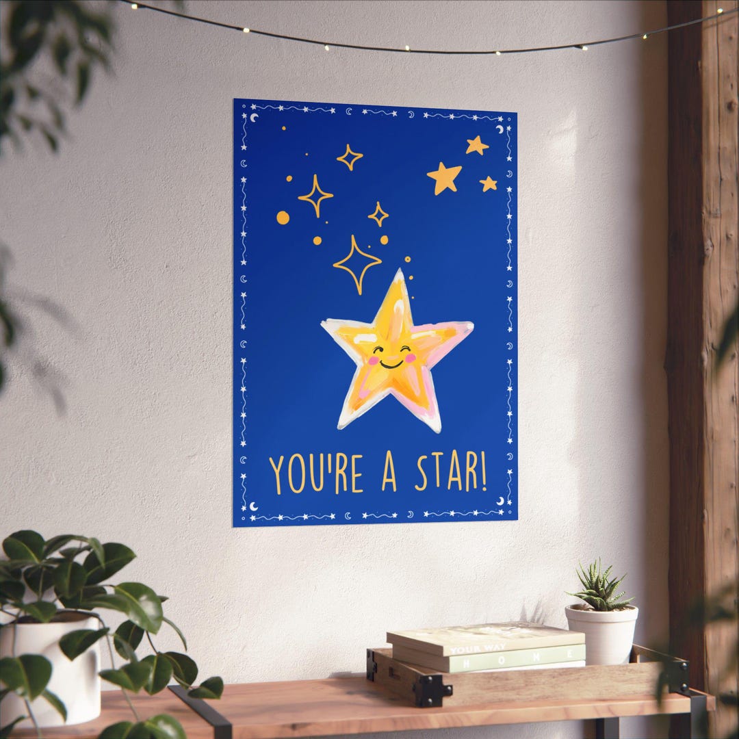 Inspirational Vertical Poster, Matte Poster, Motivational Wall Art, You ...