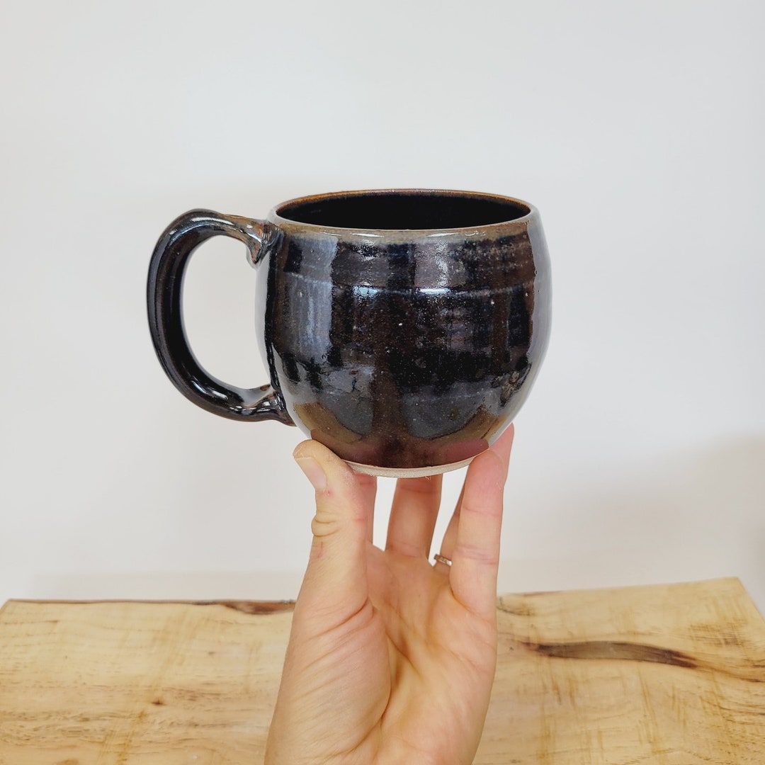 NEW Pottery Wheel Round Shaped Coffee Cup Mug 12 Oz Medium Coffee Lover ...