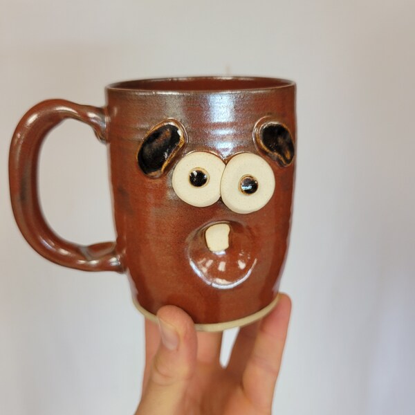 Pottery Face Mug - Etsy
