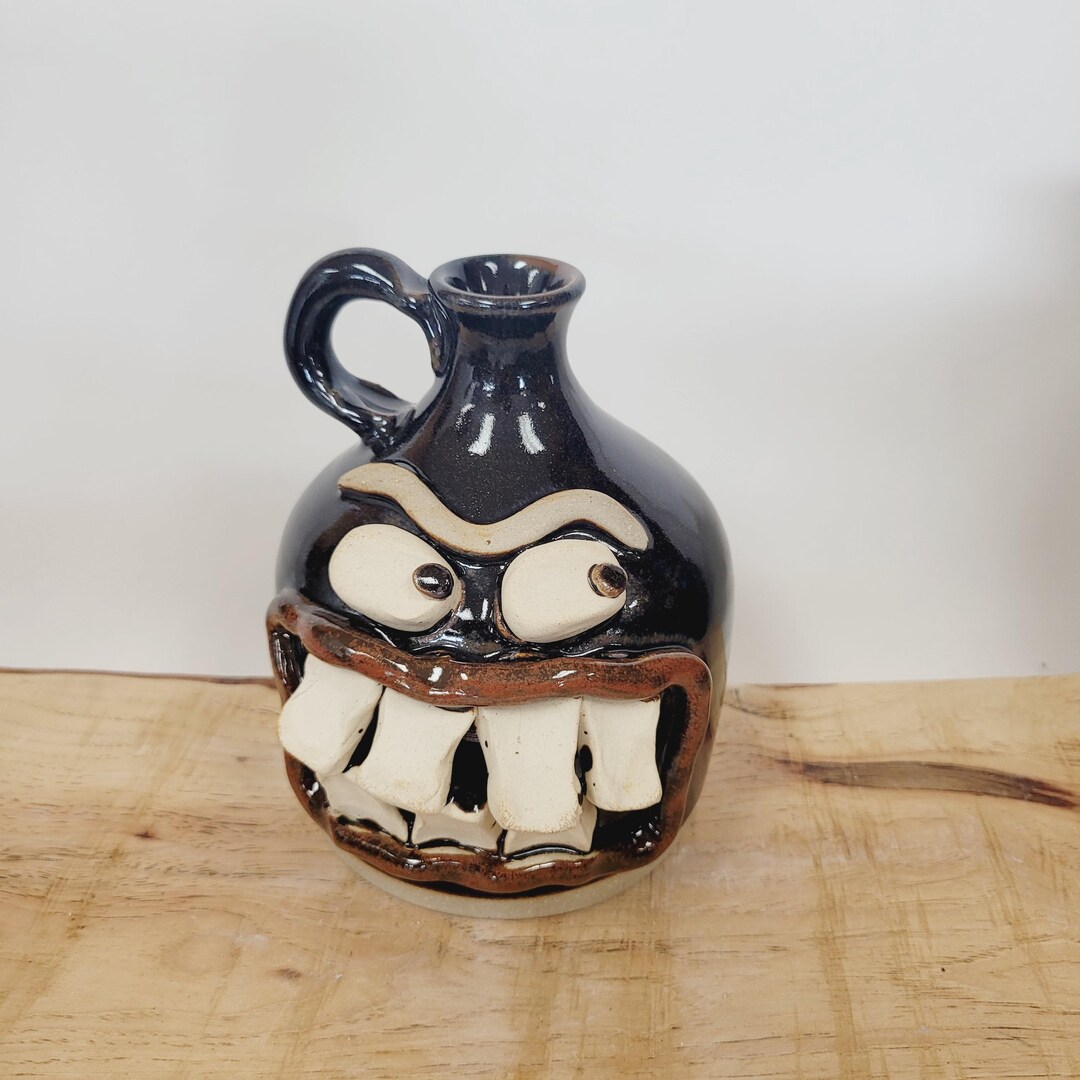 Face Jugs. Southern Ugly Jar. Funny Smiley Face Bud Vase. Unique ...