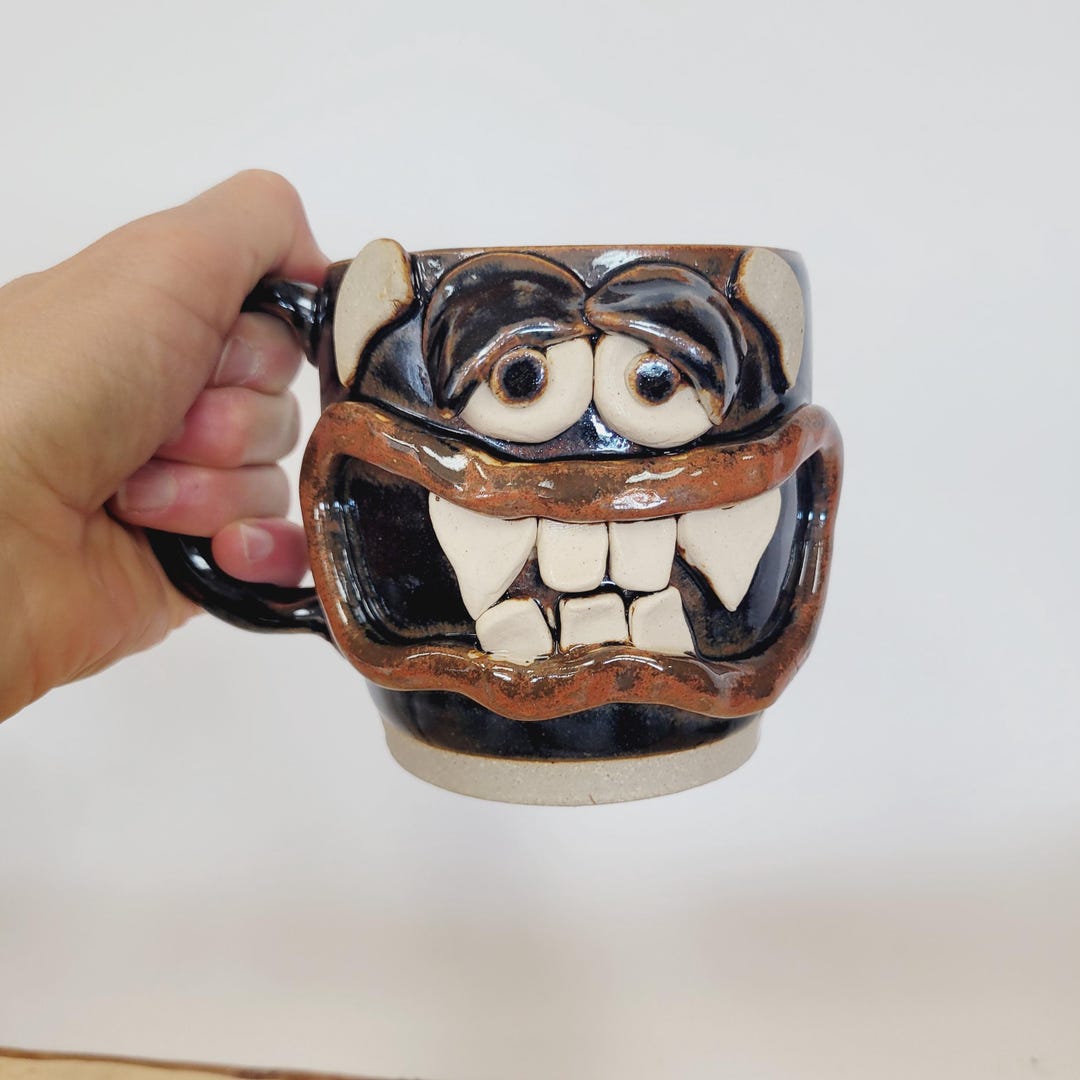 NEW. Eric the VAMPIRE Mug. Funny Cake Lover Black Halloween Monster ...