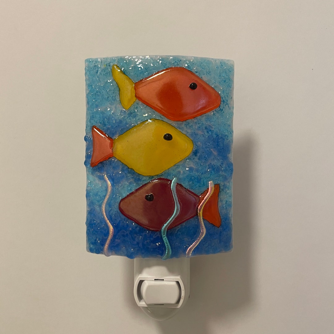 Colorful Fish Night Light - Etsy