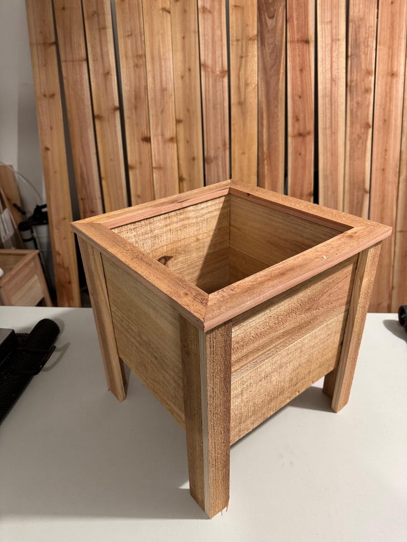 Rustic Outdoor Wooden Planter Box - Etsy