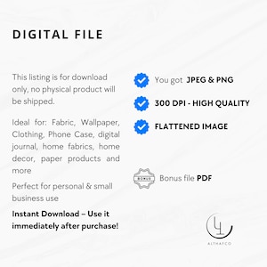 Kpop Hunters Seamless Pattern: Digital Paper for Fabric Printing (12x12 ...