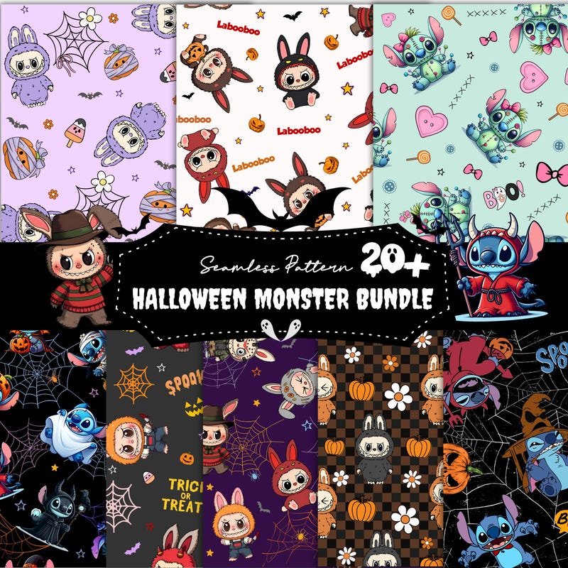 Labubu Stitch Pattern - Etsy