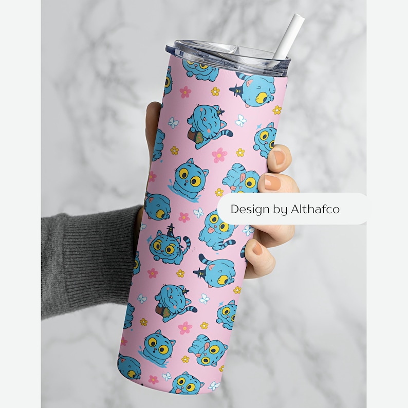 Derpy Tiger Seamless Pattern, Kpop Hunters Digital Paper, Demon Hunters ...