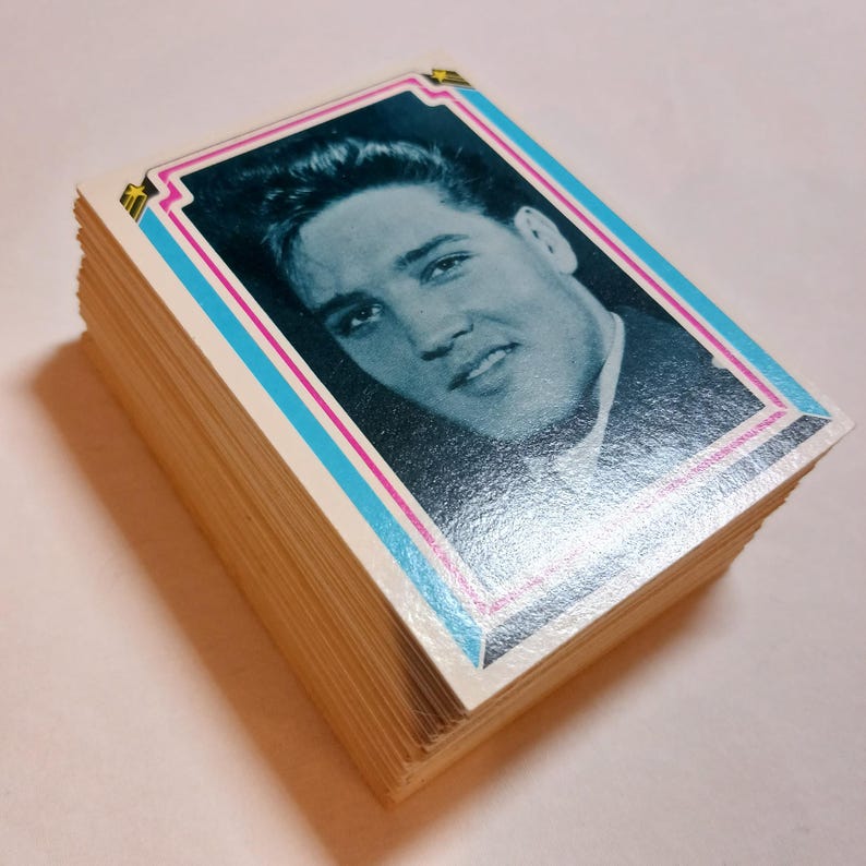Vintage 1978 Elvis Presley Trading Cards by Boxcar - Etsy