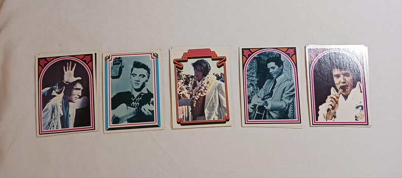 Vintage 1978 Elvis Presley Trading Cards by Boxcar - Etsy