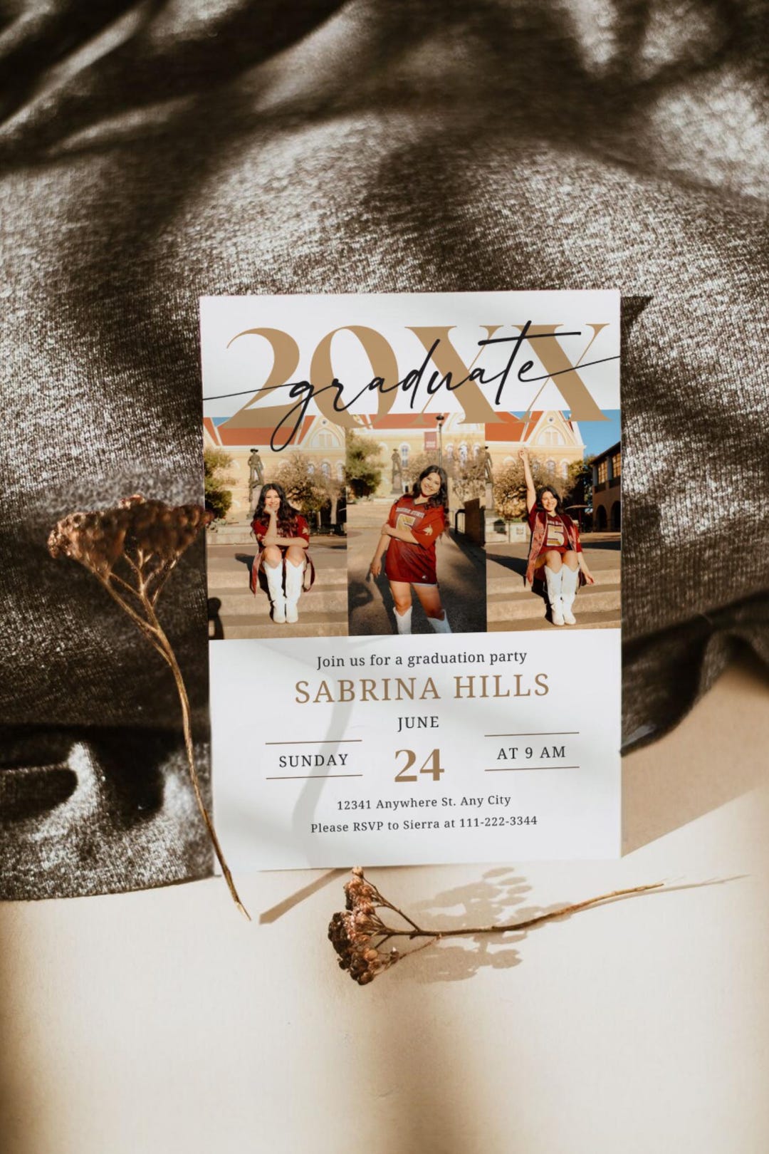 Graduation Collage Template, College Graduate Card, Graduation ...