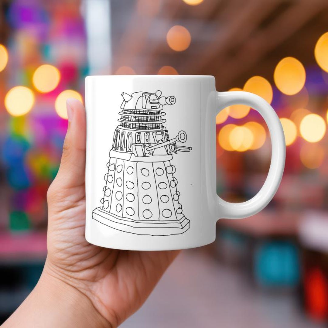 Dalek Ceramic Mug | Doctor Who Coffee Cup | Dr Who Mug | 11oz - Etsy