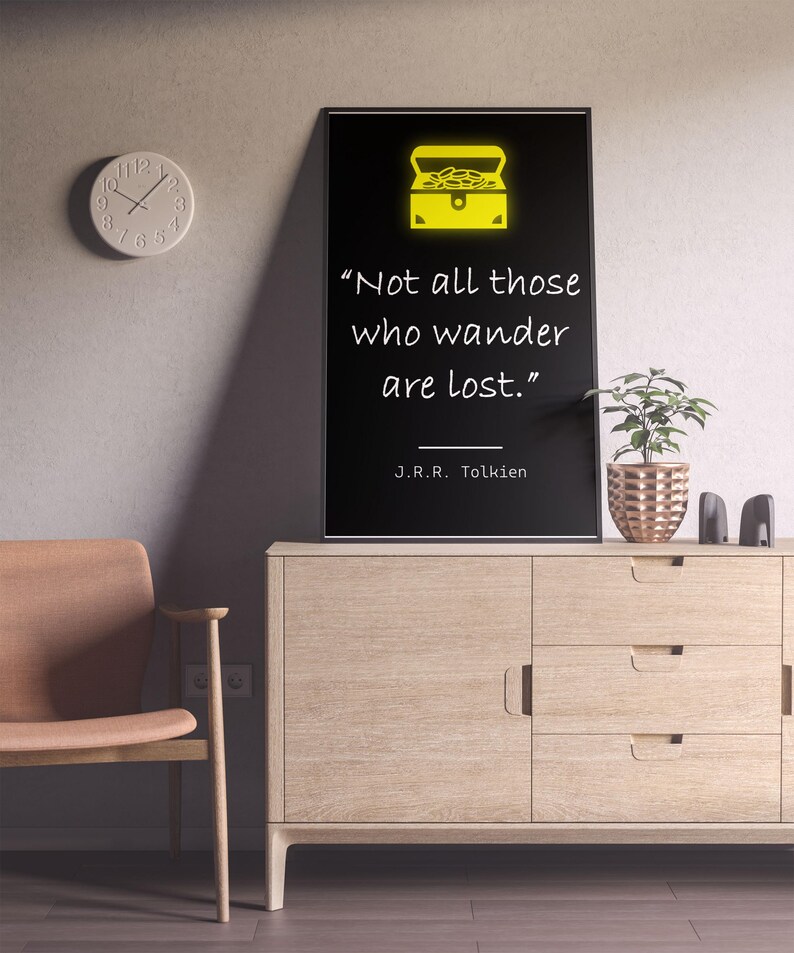 JRR Tolkien Quote Art, Print Wall Art Decor, Digital Download ...
