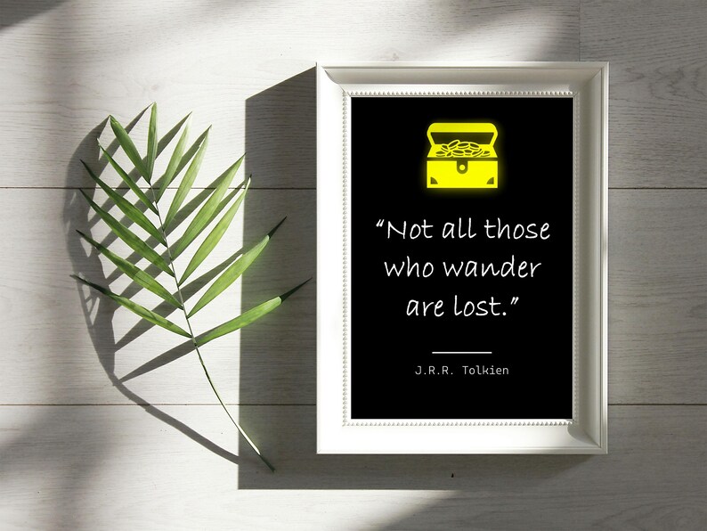 JRR Tolkien Quote Art, Print Wall Art Decor, Digital Download ...