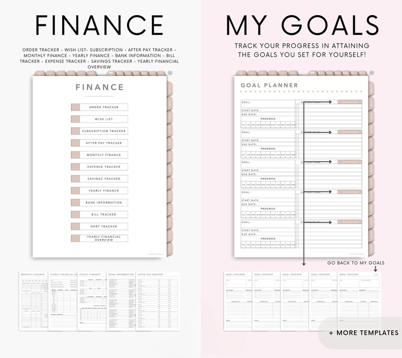 2025, 2026 & Undated Digital Planner, Goodnotes Planner,daily Planner ...