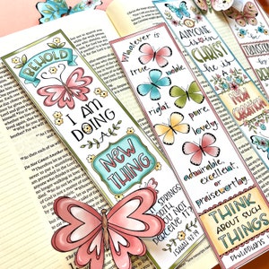 RENEWING YOUR MIND - Full Color - Bible Bookmarks Journaling ...
