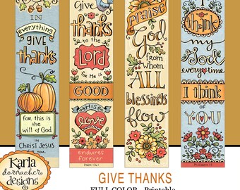 THANKSGIVING... GIVE THANKS... Color Your Own Bible Journaling ...