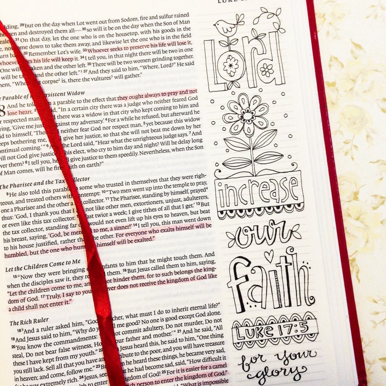 LUKE 15-21... Color Your Own Bookmarks Bible Journaling - Etsy