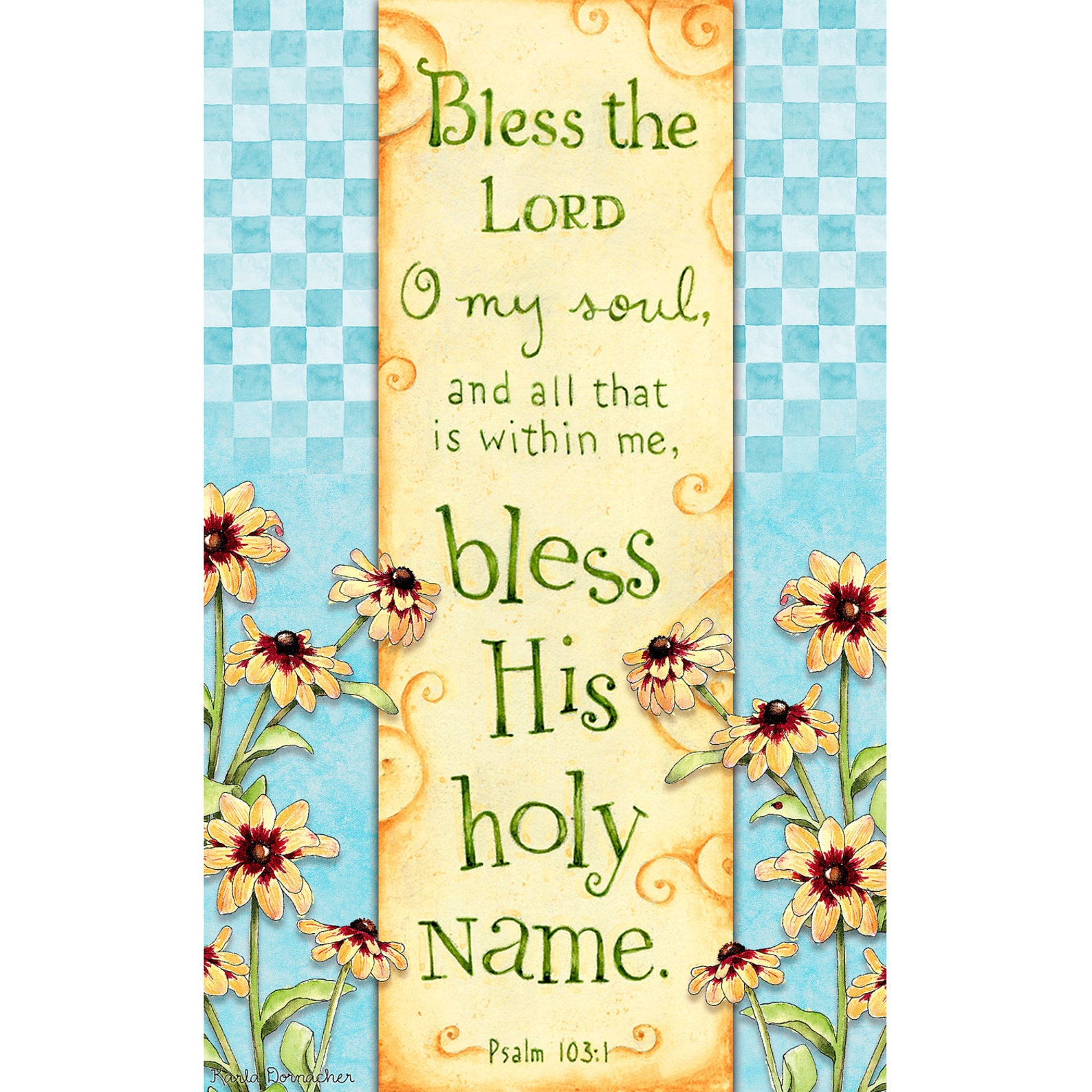 AUTUMN BLESSINGS... Journal Cover Greeting Card Christian Scripture Art ...