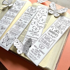 RENEWING YOUR MIND... Color Your Own Bible Bookmarks Journaling ...