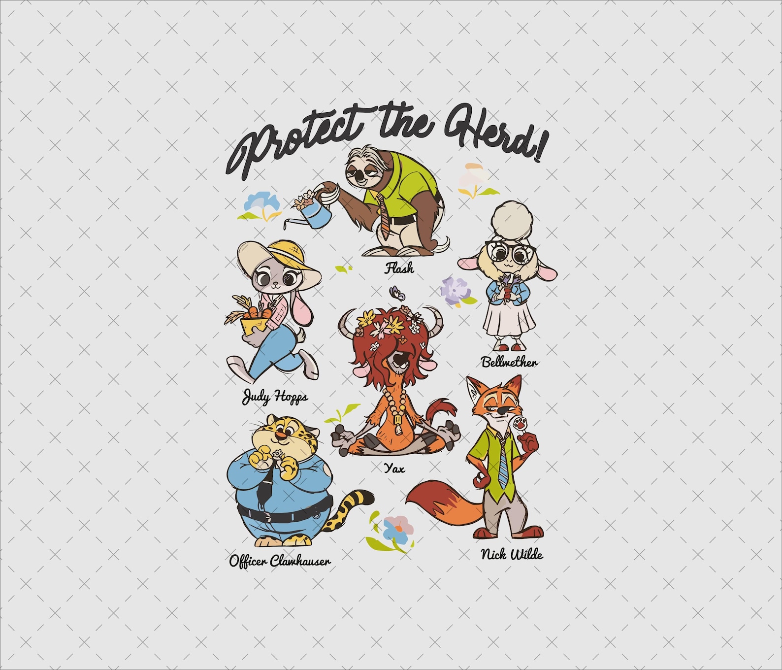 Zootopia PNG Clipart Bundle, Zootropolis Characters (instant Download ...