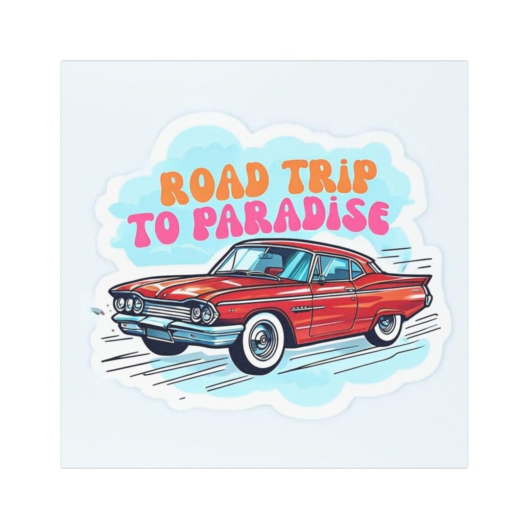 Road Trip to Paradise Car Magnets - Etsy