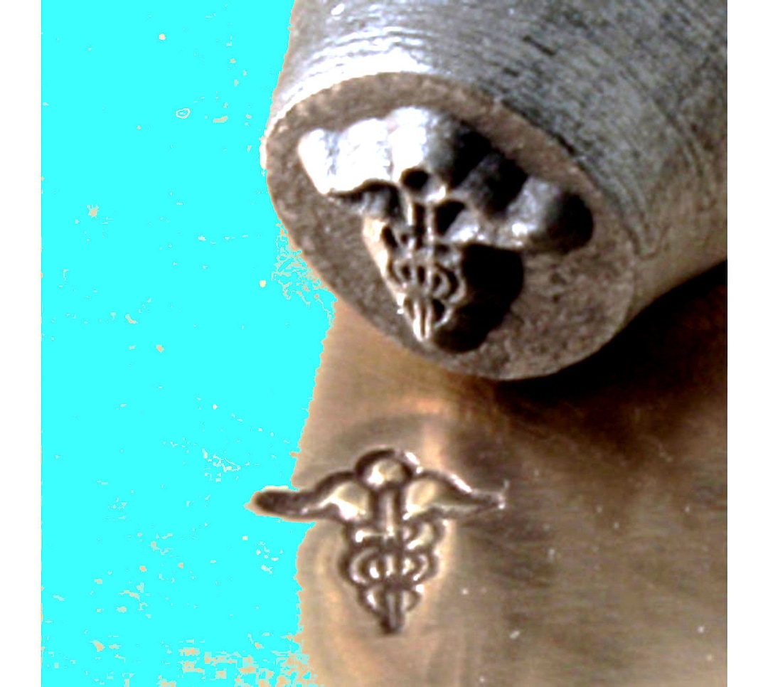 MEDICAL Symbol 6mm 1/4 Inch Metal Jewelry Design STAMP Square Shank ...