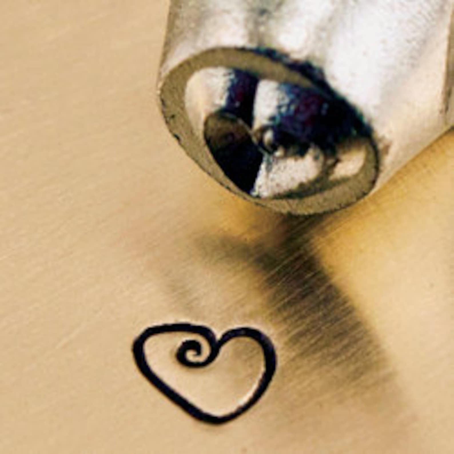 Metal Stamps HEARTS Design Hand Stamped Jewelry Tool - Etsy