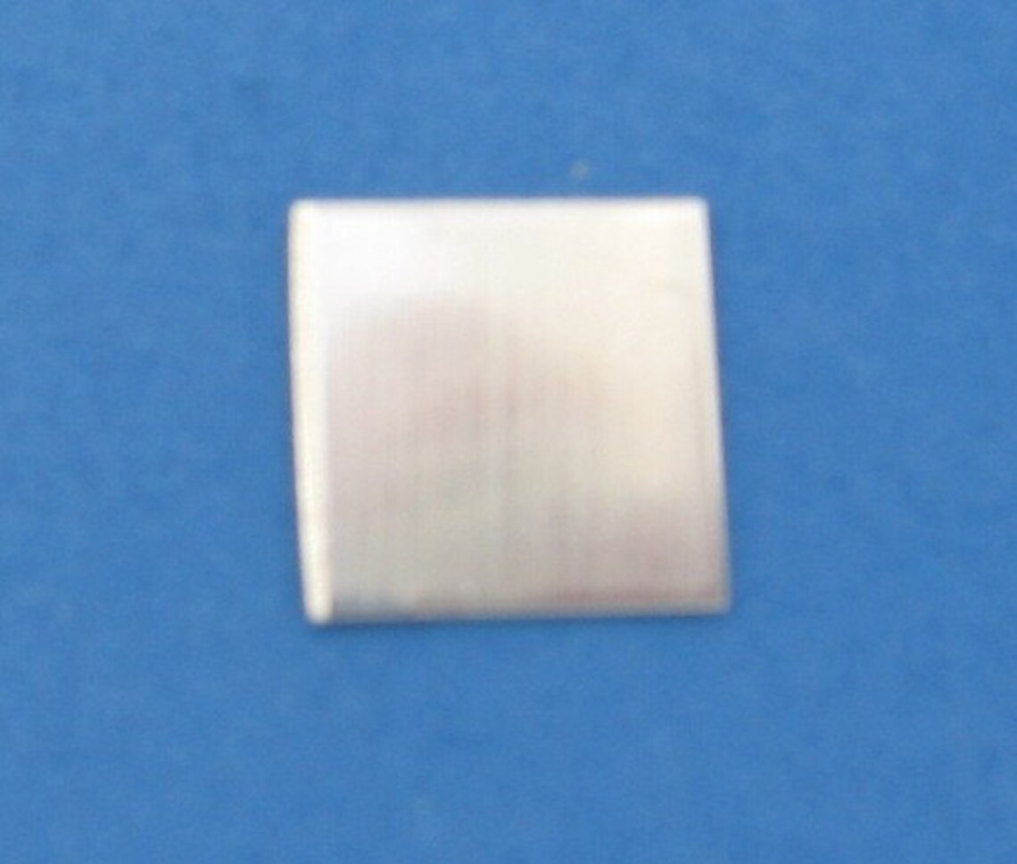 Sterling Silver SQUARE 1 Inch 25 Mm Blank Jewelry Making - Etsy