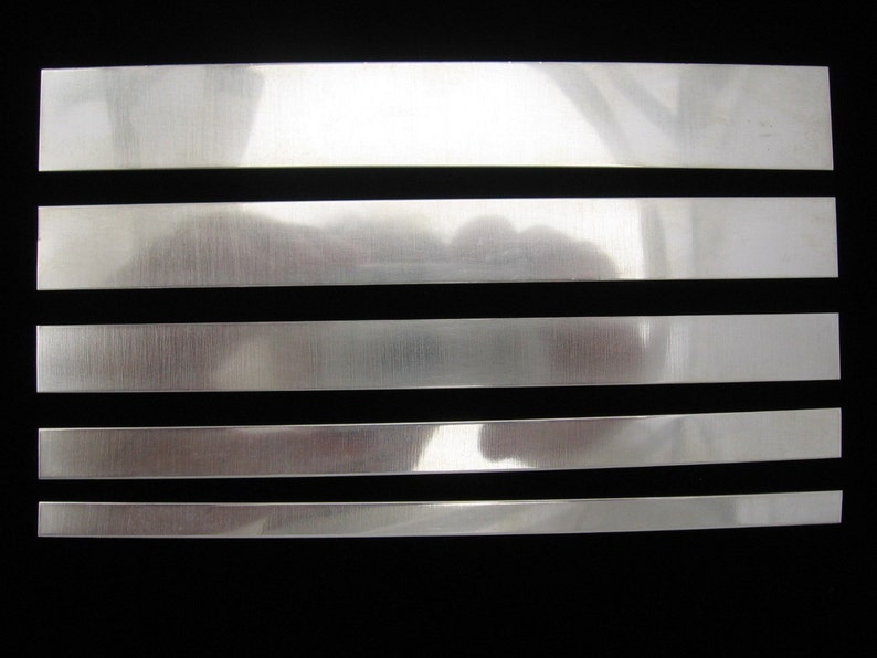 1/4 X 6 Inch 18 Gauge Sterling Silver SHEET METAL Cut to Order Jewelry ...