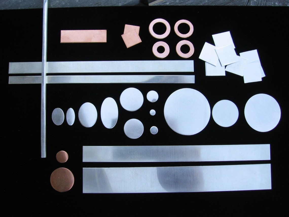 COPPER Metall Rohlinge für Hand STAMPING Open Circle WASHERS 16 mm 5/8 ...