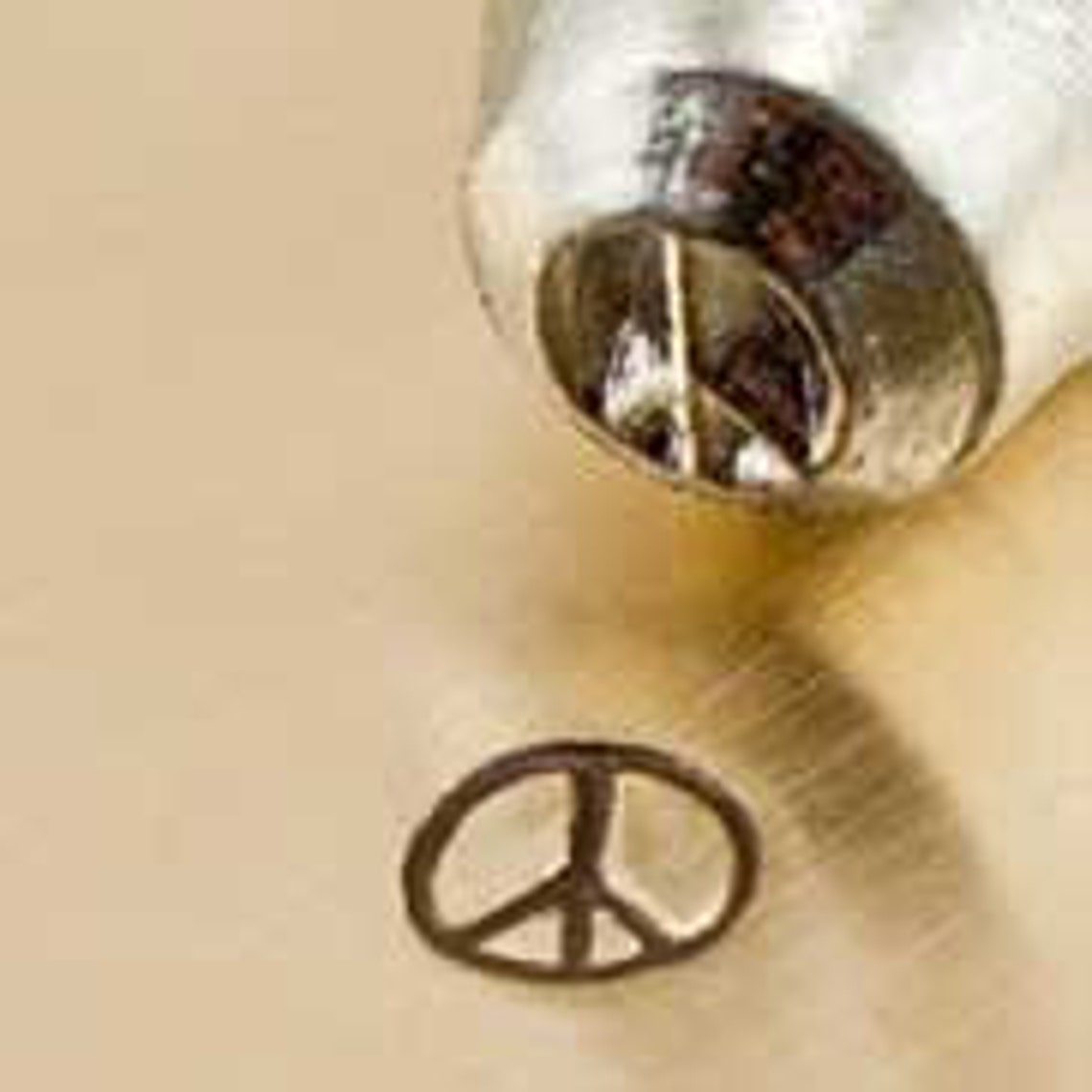PEACE SIGN Metal STAMP 3mm 1/8 Inch Square Shank Steel Punch - Etsy