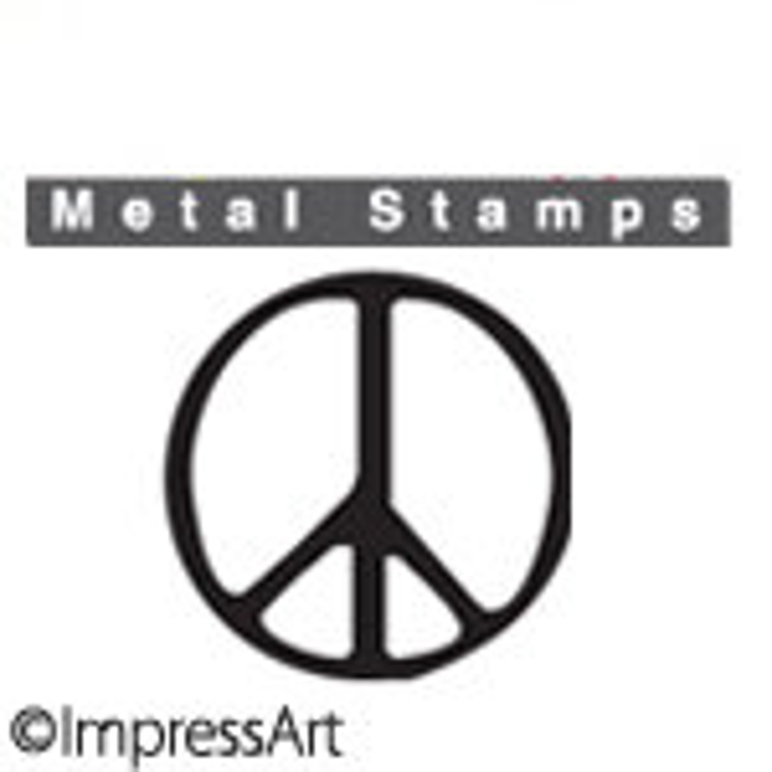 PEACE SIGN Metal STAMP 3mm 1/8 Inch Square Shank Steel Punch - Etsy
