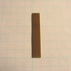 Solid Gold 14K Gold 14 Karat Solid Gold Sheet Strip Blank Select a Size ...
