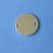 22mm Sterling Silver Connector Disks 2 HOLE Round Disc Blank Hand ...
