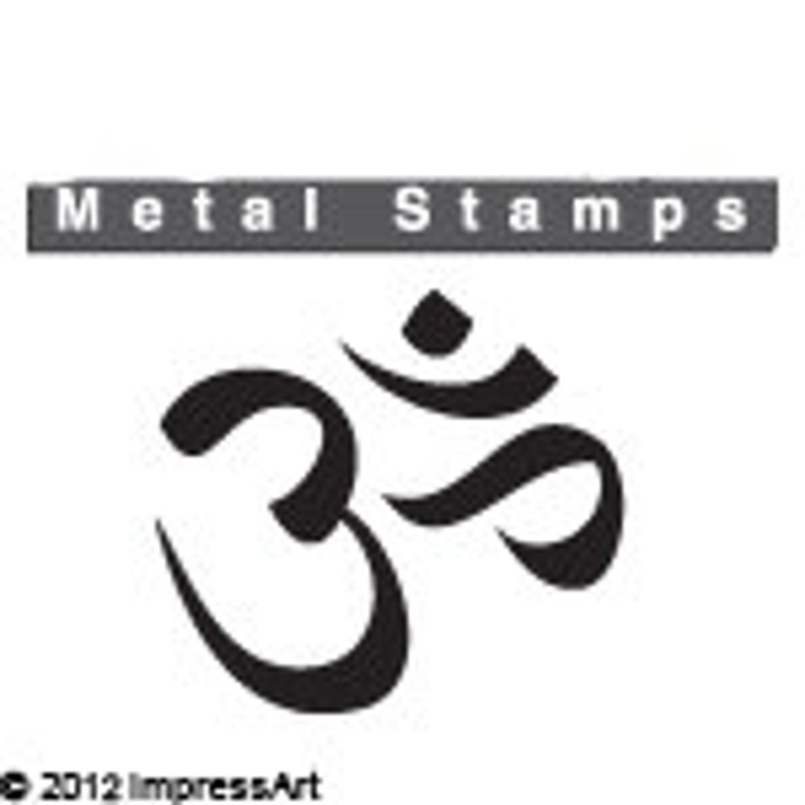 OM Symbol Metal Design STAMP 6mm 1/4" Steel Tool Hand Stamped Jewelry ...