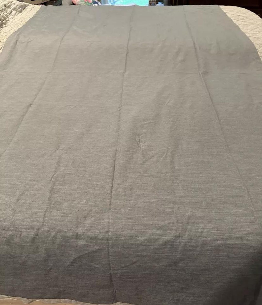 One Threshold Curtain Window Panel Blue/gray 52 X 83 Slip on Curtain ...