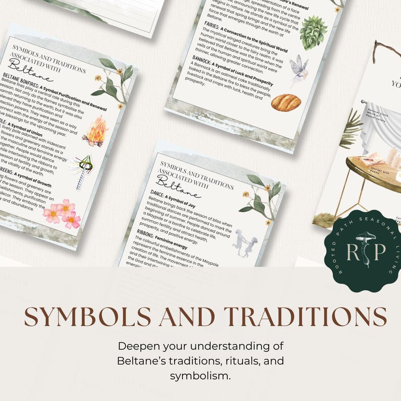 BELTANE Celebration GUIDE: Wheel of the Year | Grimoire Printable | How ...