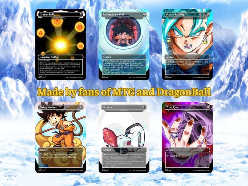 Dragon Ball Commander Deck Son Goku Kenrith, the Returned King Custom ...