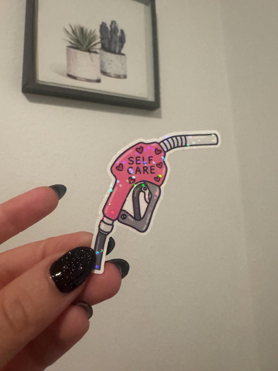 Fueled by Self Care Gas Pump Sticker - Etsy
